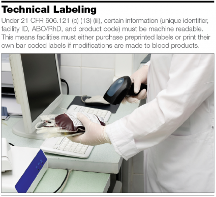 Isbt 128 Blood Labeling Of The Units